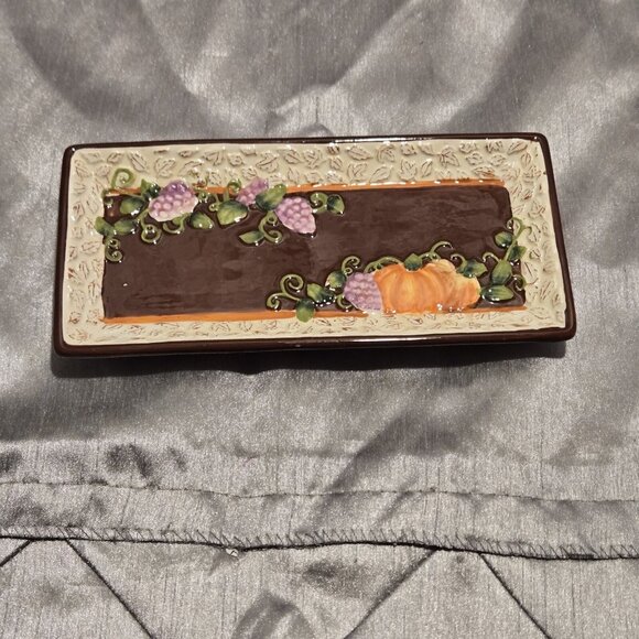 GANZ | Accents | Ceramic Autumn Rectangular Serving Dish Bella Gasa By ...